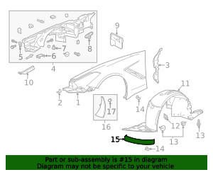 2016-2019 Chevrolet Corvette Front Bumper Fascia Air Deflector 84308943 ...