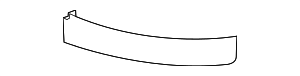 2016-2019 Chevrolet Corvette Front Bumper Fascia Air Deflector 84308943 ...