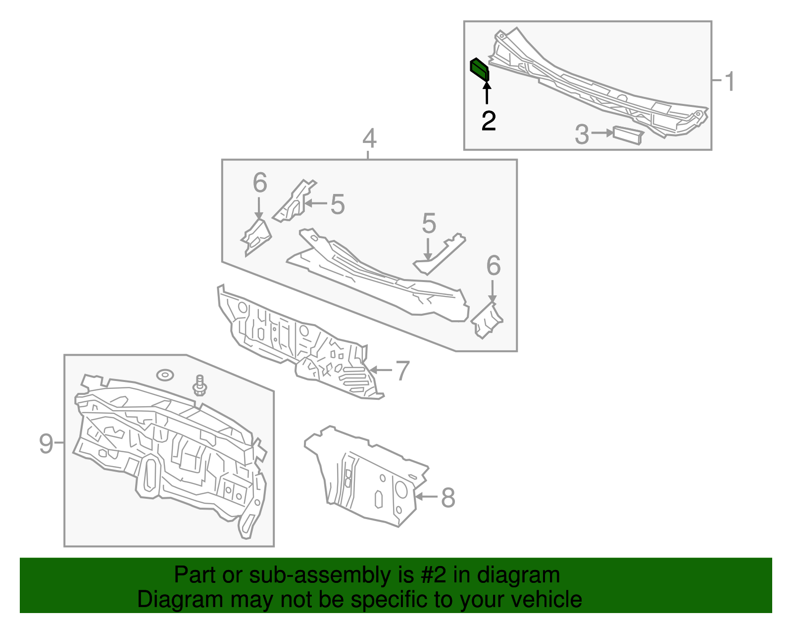 74215-THR-A01 - 2018-2024 Honda Odyssey - Lid R Cowl Top Side | Honda ...