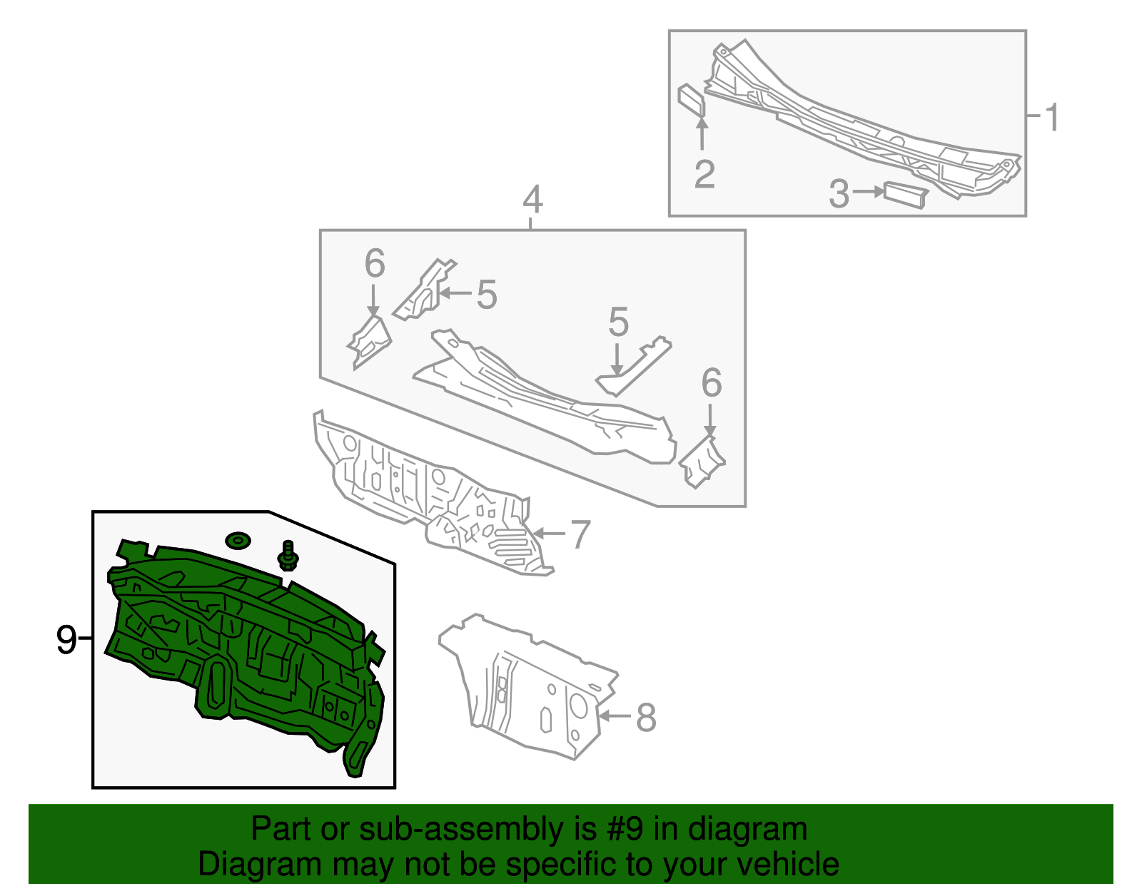 74260-THR-A00 - Insulator 2018-2020 Honda Odyssey | Honda Parts Online