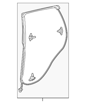 2022-2025 Acura MDX Door Weather-Strip 72810-TYA-A01 | OEM Parts Online