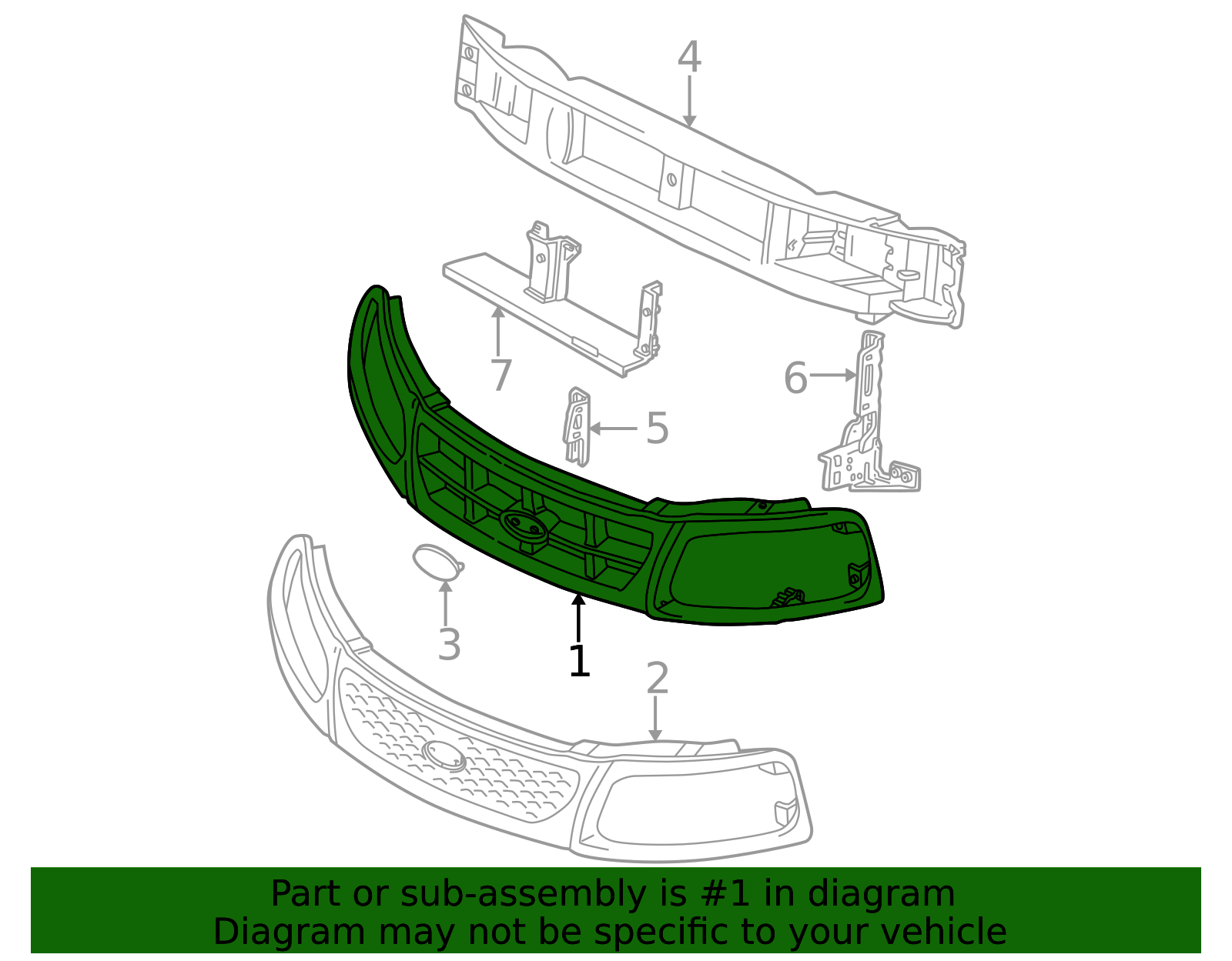 Front Grille Replacement - OEM Exterior Styling for Ford | AutoNation Parts
