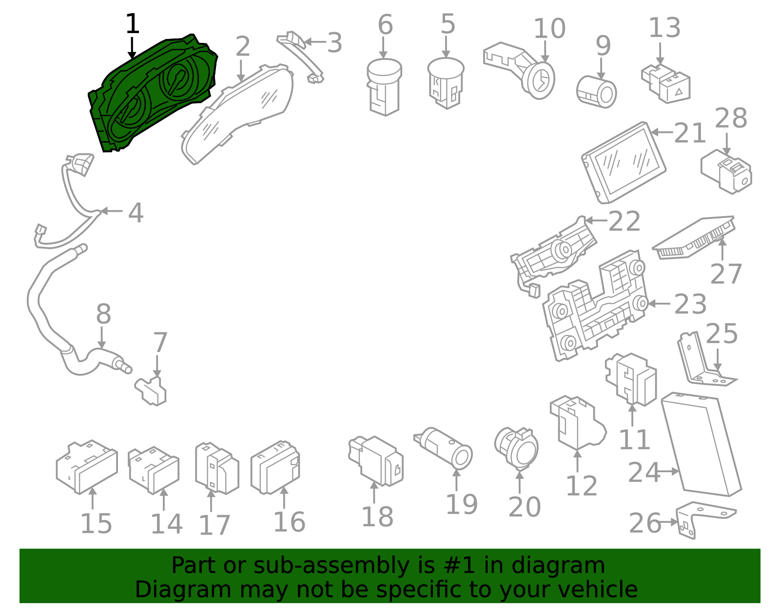 24820-5ZW3E - Instrument Cluster 2017-2020 Nissan Armada | Nissan Parts ...