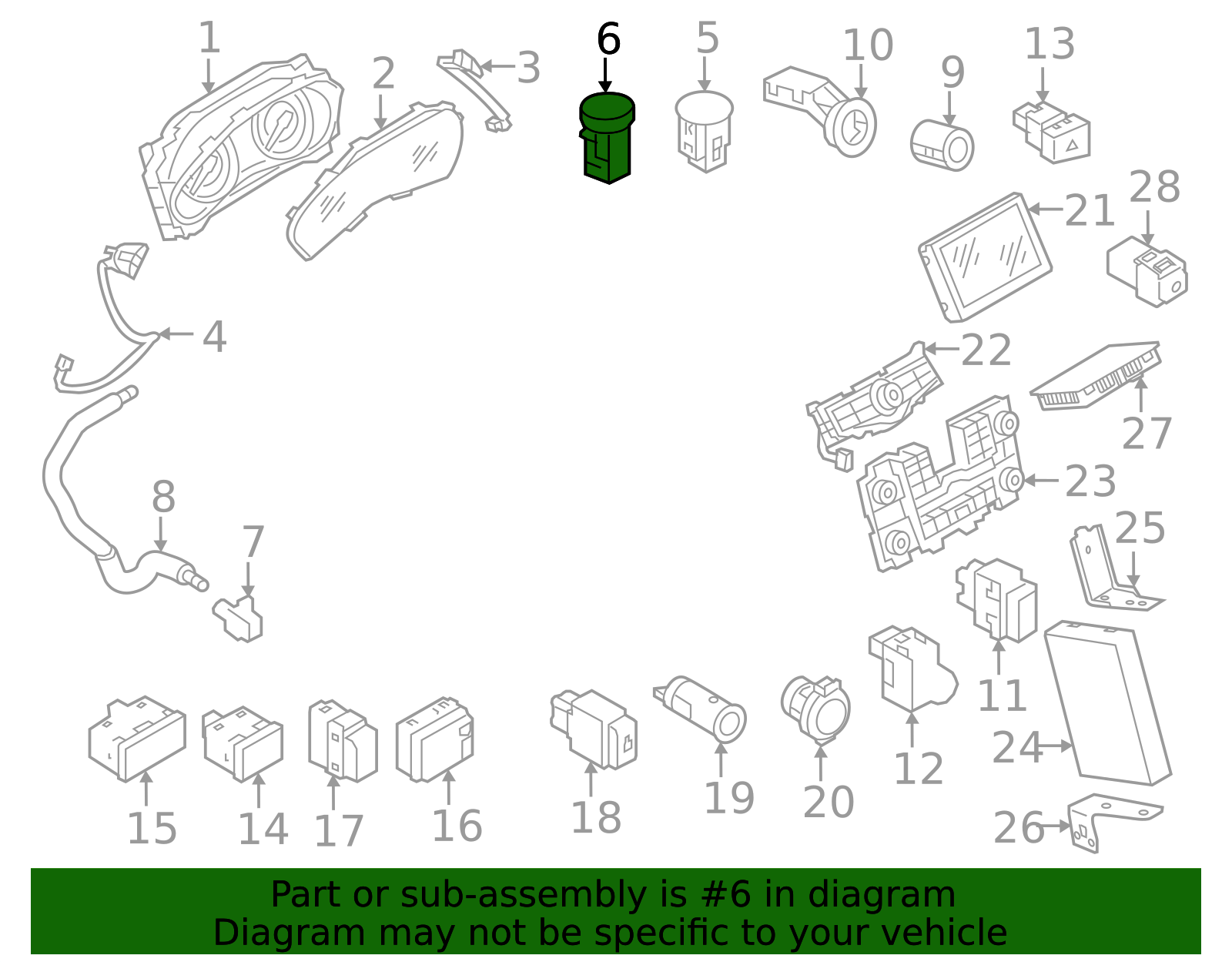 Genuine Sun Load Sensor (y62 D41 A36 R52 R53 Z52) - 27721-9DJ0A ...