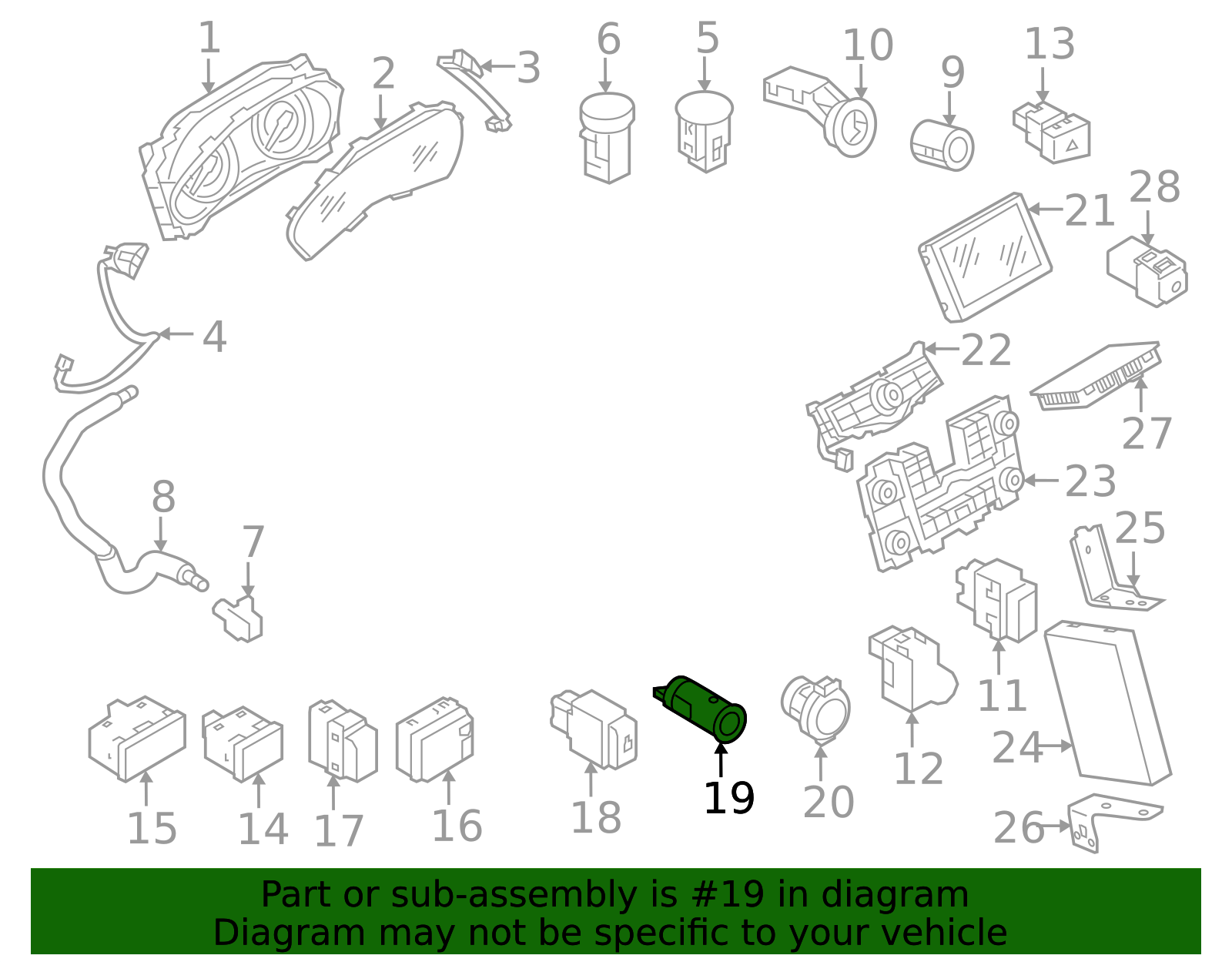 2011-2024 Nissan Power Outlet 25336-7990B | Boro Nissan Parts