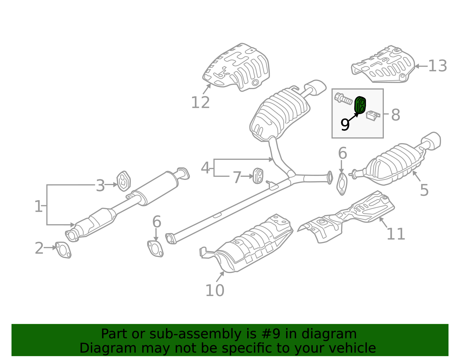 2009-2025 Hyundai Support Assembly Hanger 28762-3K100 | MotorMotor