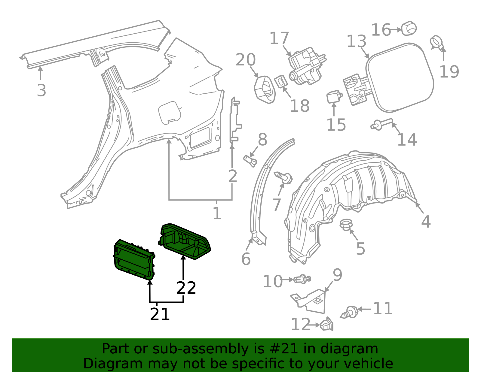 2020-2025 Toyota Pressure Vent 62940-0E060 | MotorMotor