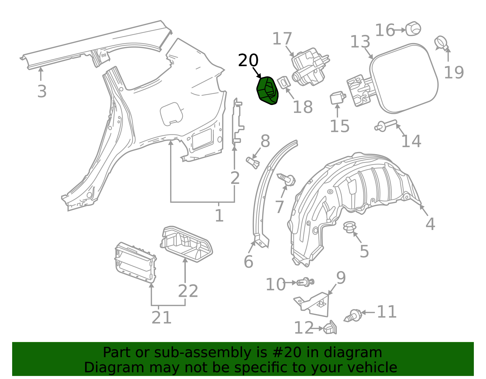77378-0E010 - High-Quality Fuel Filler Housing for 2020-2025 Toyota ...