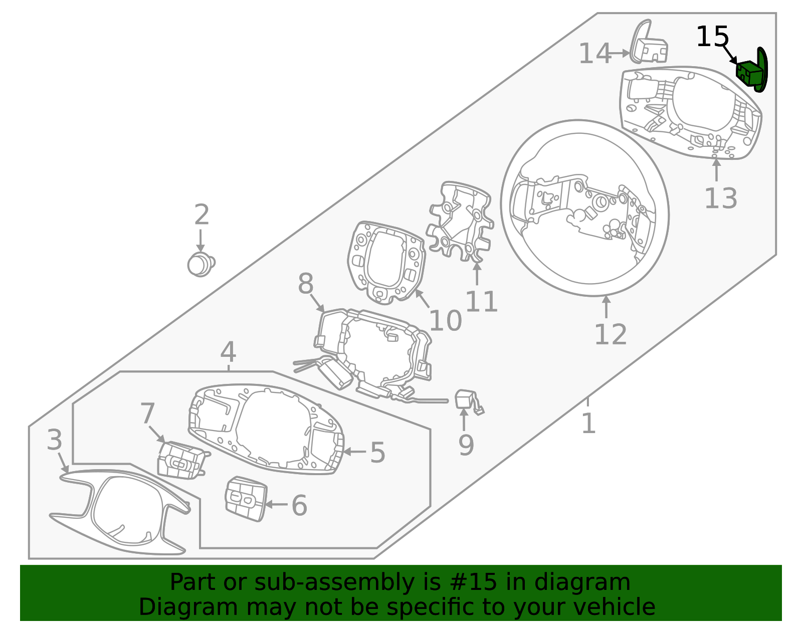 96770-T4000-VCS - High-Quality Shift Paddle for 2023-2025 Genesis G90 ...