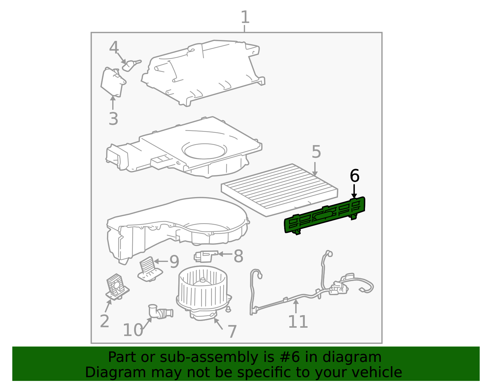 2001-2008 Hyundai Air Filter Cover 97129-2D000 | MotorMotor