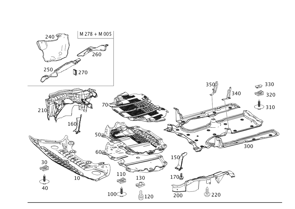 221-520-49-23-64 - Noise Capsule 2003-2014 Mercedes-Benz | Mercedes ...