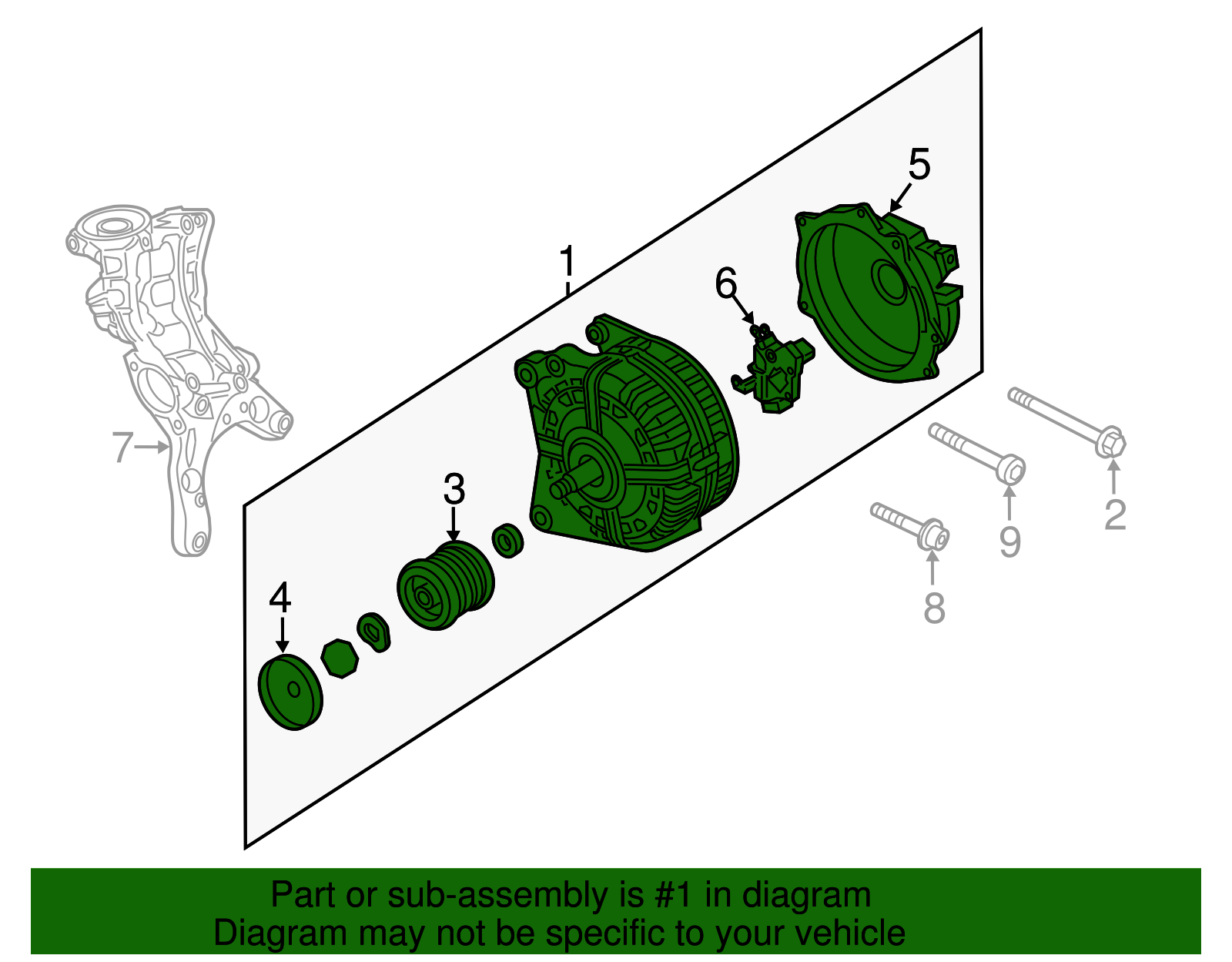 06L-903-027-X - Alternator 2018-2020 Audi Q5 | Audi OEM Parts Guy