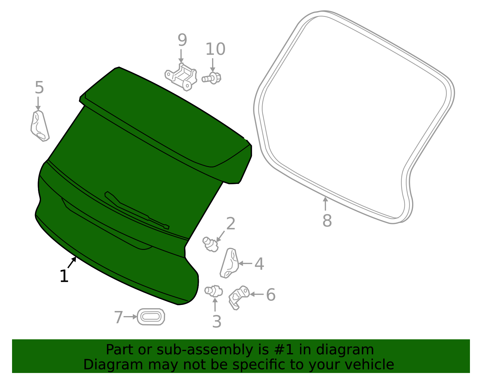 32357927 - Lift Gate | Volvo OEM Parts Direct