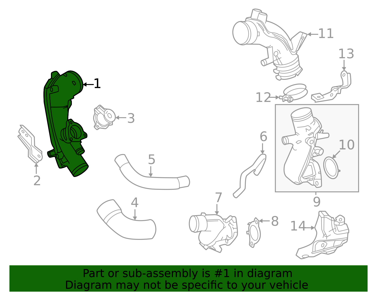 17304-70020 - High-Quality Turbocharger Intercooler Pipe for 2022-2025 ...