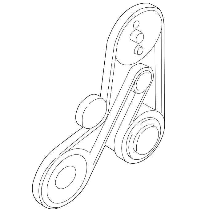 2003-2009 Volvo S60 V70 XC70 S80 XC90 Serpentine Belt | Volvo OEM Parts ...