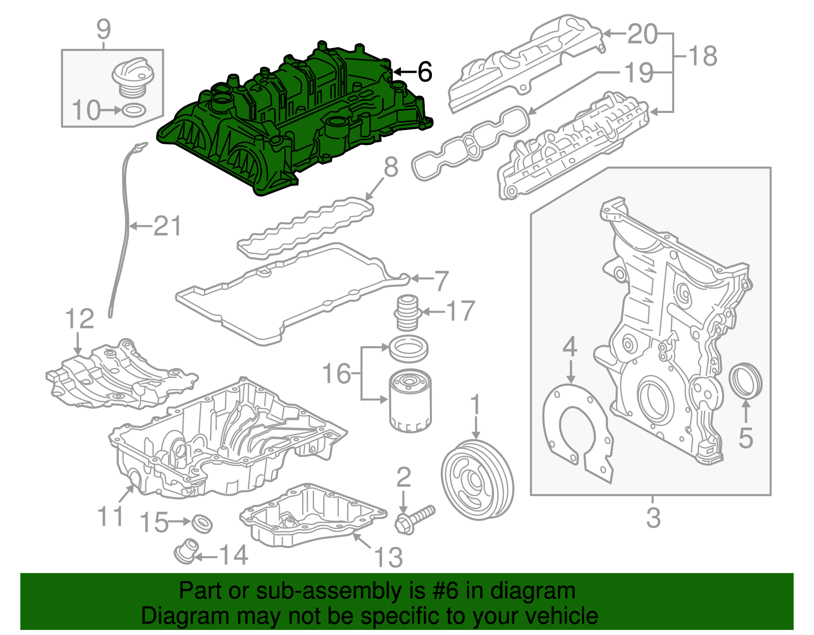 2016-2022 GM Valve Cover 25204723 | Capital Chevy Parts