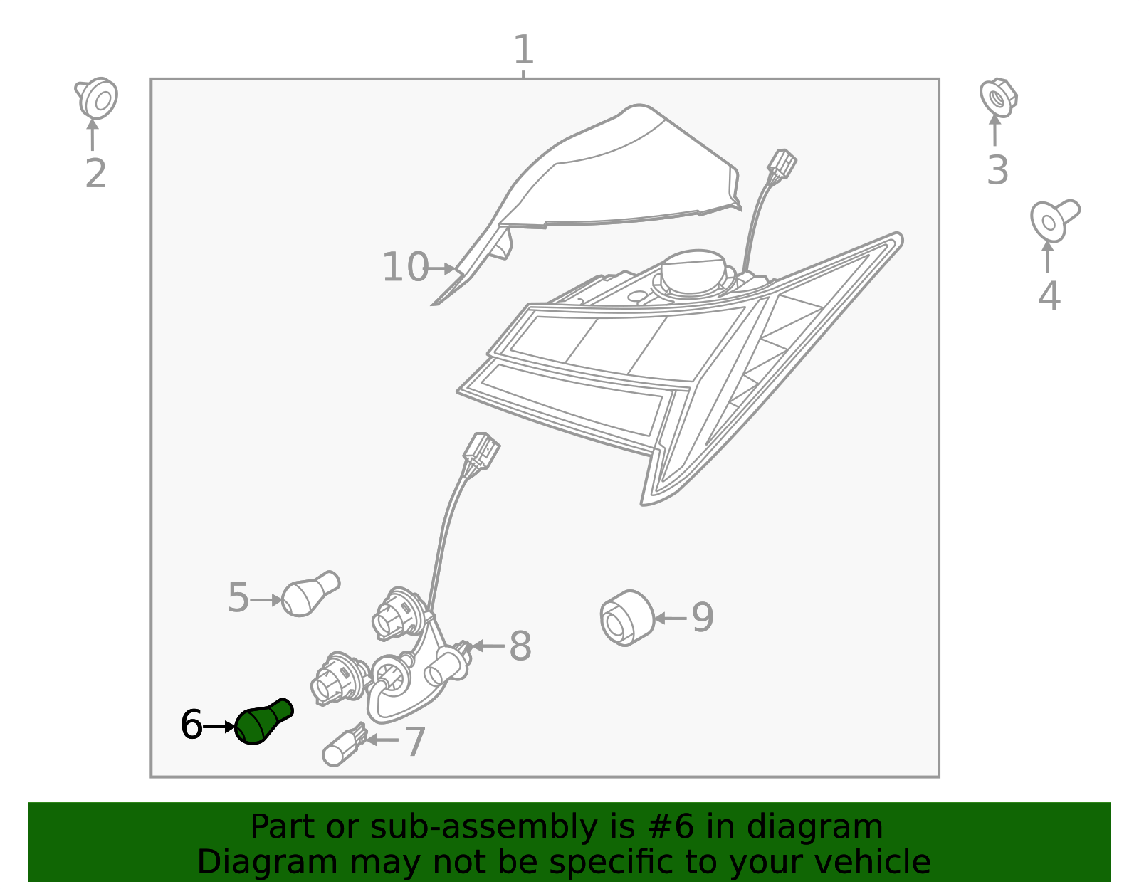 2013-2025 Hyundai Signal Lamp Bulb 18642-21007-L | OEM Parts Online