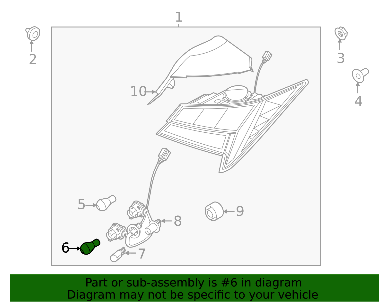 2013-2025 Hyundai Signal Lamp Bulb 18642-21007-L | OEM Parts Online