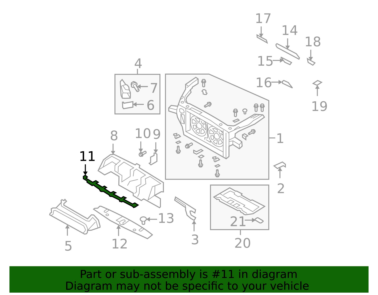 62290-JF00A - High-Quality Radiator Support Air Deflector Bracket for ...
