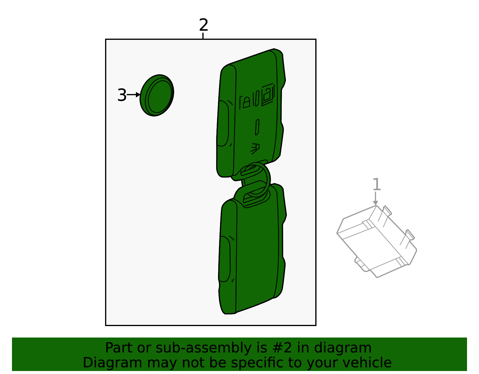22881477 - 2020-2023 GM - Keyless Entry Remote Key Fob | Partners Chevy