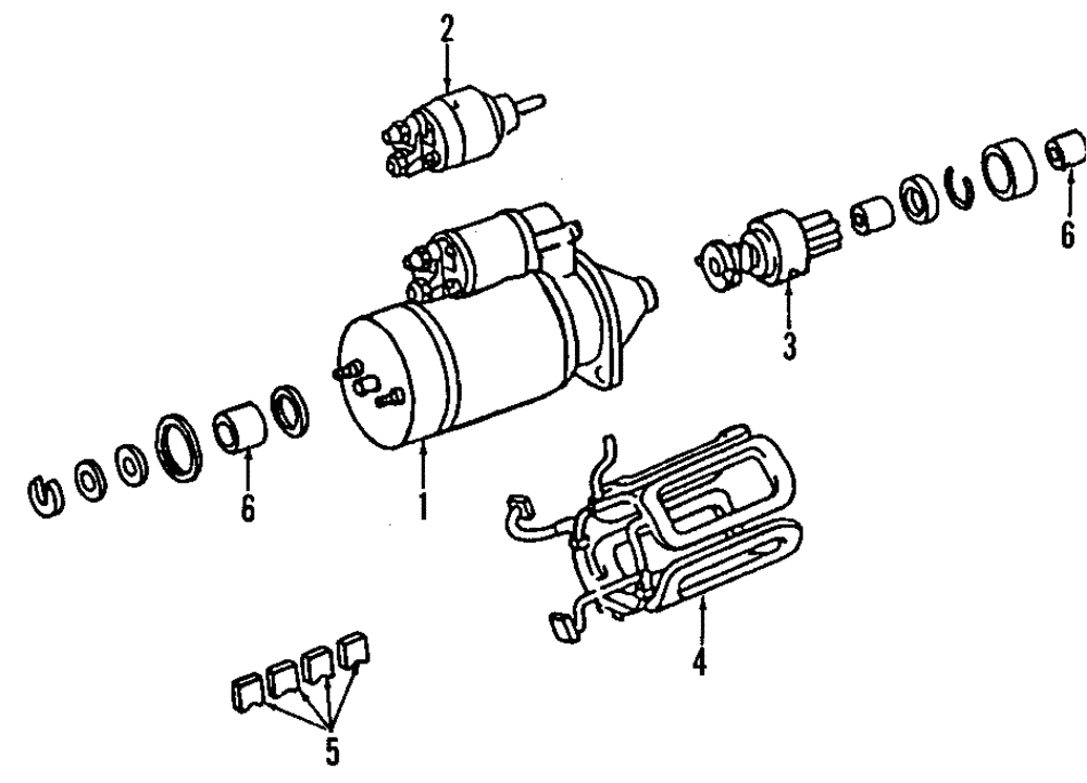 001-152-11-10 - Starter Solenoid 1984-1993 Mercedes-Benz | Mercedes ...