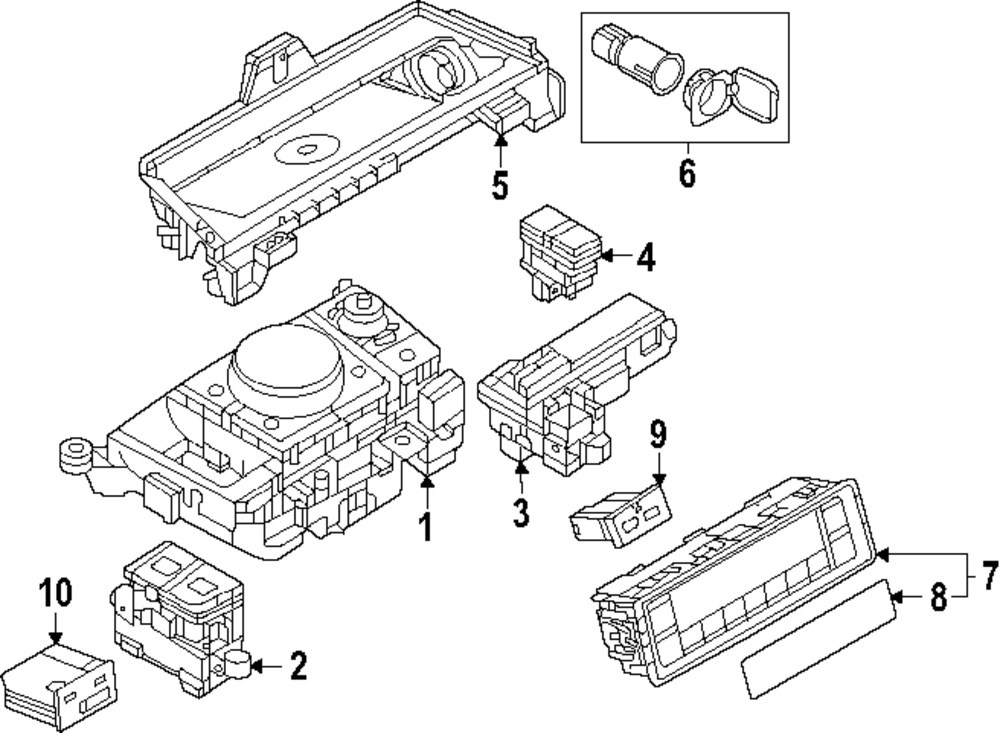 KR9P-66-160 - Combination Switch Florida Mazda Parts