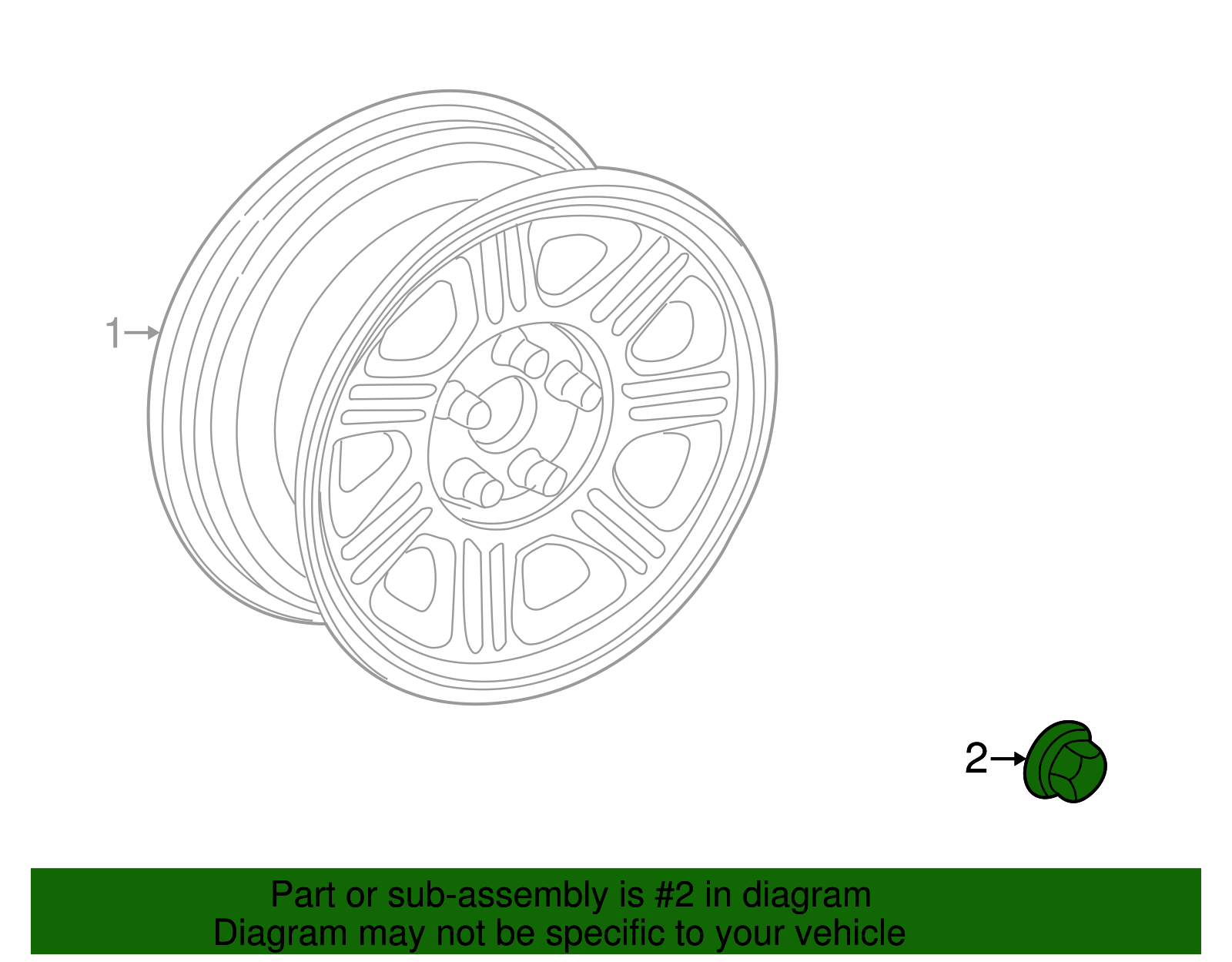 Genuine OEM Ford Part - Wheel Lug Nut F81Z-1012-AA | Genuine OEM Ford ...