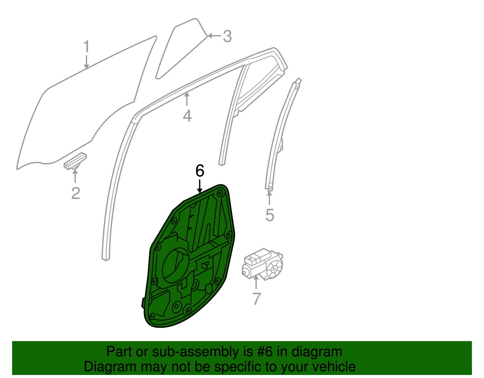 83481-4C000 - Kia Window Regulator 2012-2015 Kia Optima | Performance ...