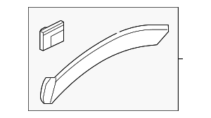 87742-C6000 - Wheel Opening Molding 2016-2020 Kia Sorento | Kia.Parts Store