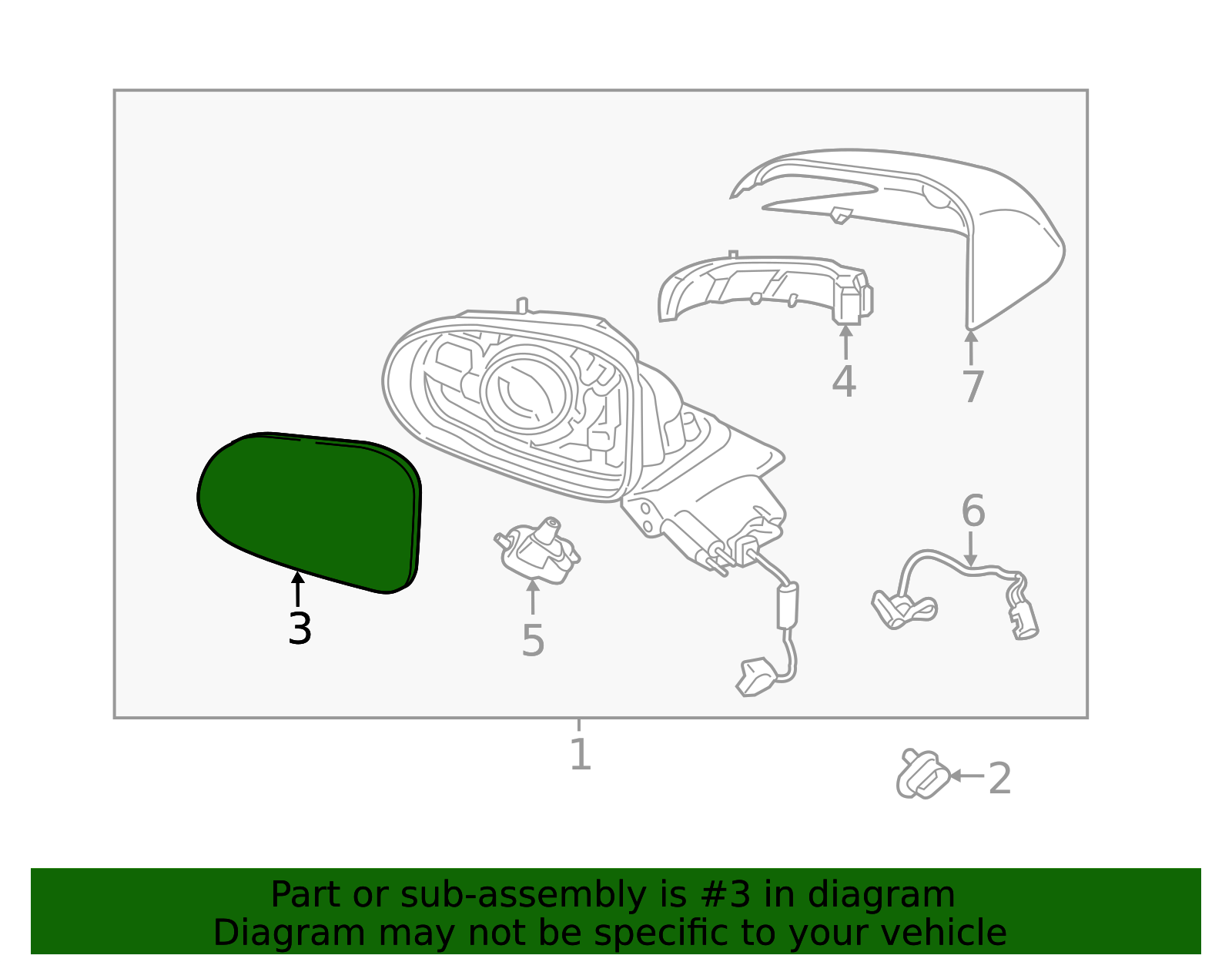 Door Mirror Glass - OEM Replacement Mirror for Hyundai | AutoNation Parts