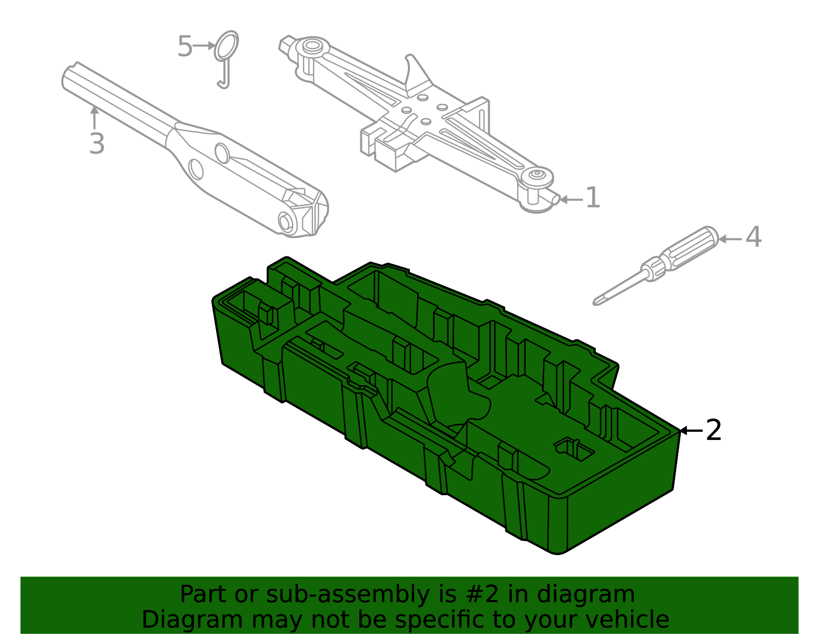 2021-2023 Kia Sorento Trunk Floor Storage Box 09149-R5000 | TascaParts.com