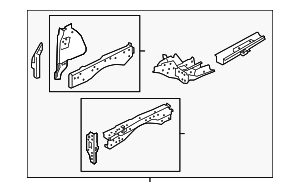 2015-2024 Nissan Murano Rail Assembly G5101-5AAAA | OEM Parts Online