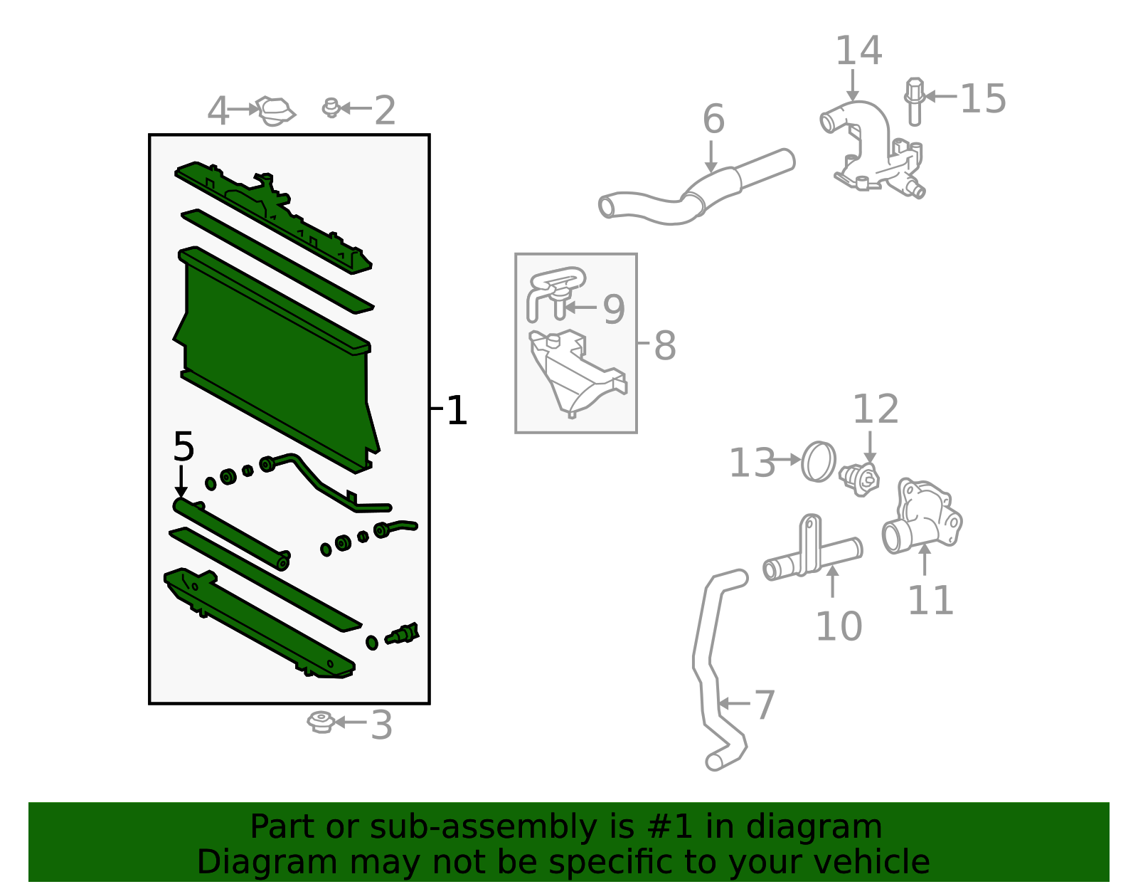 2008-2010 Toyota Highlander Radiator Assembly 16041-20410 | Toyota ...