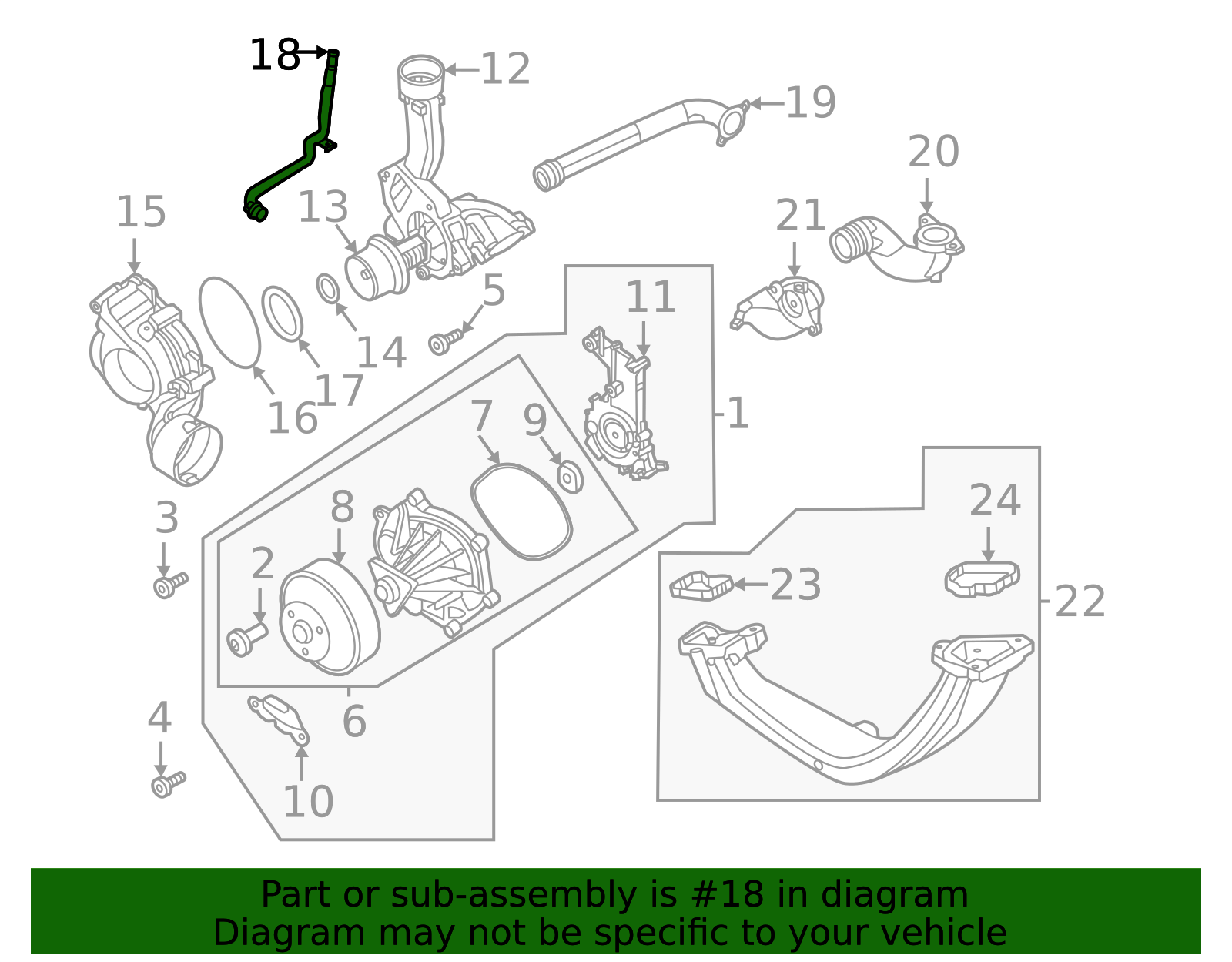 0PB-121-507-C - High-Quality Coolant Hose for AutoNation Parts