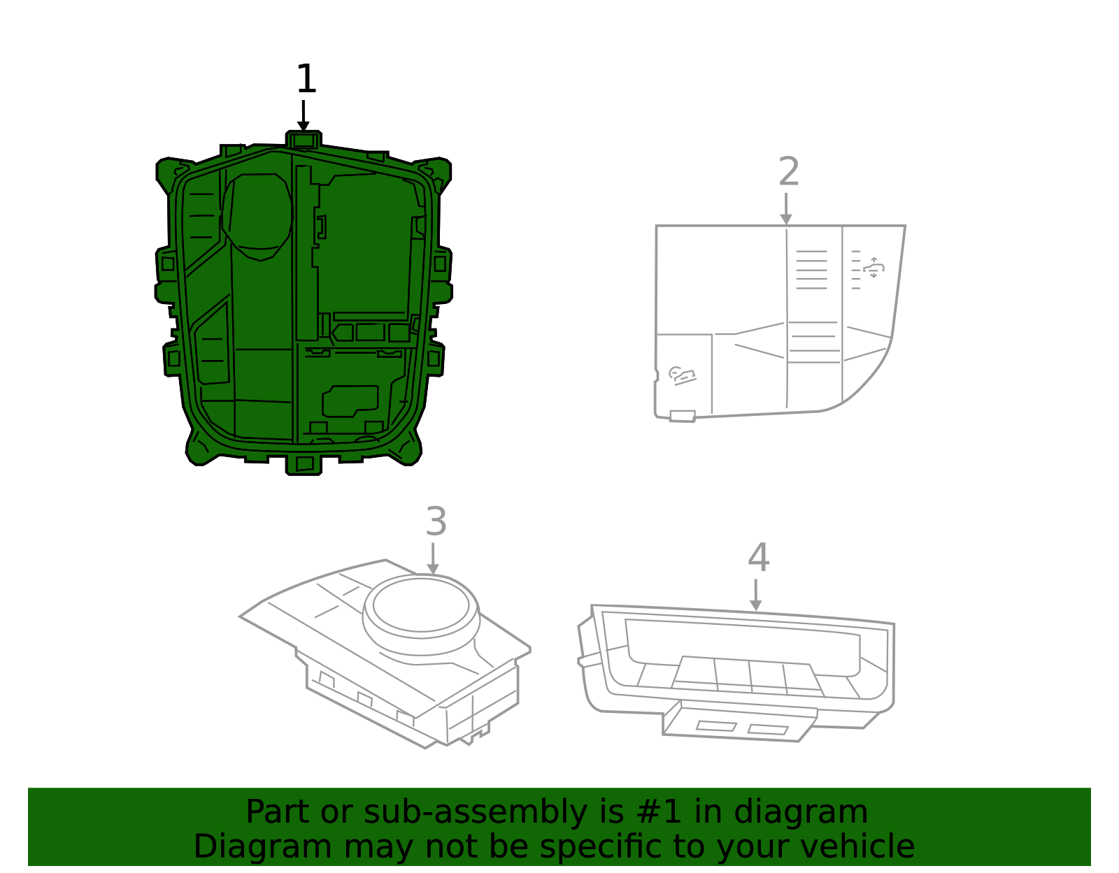 2023-2025 BMW 2023-2024 BMW X7 - Control Panel 61-31-5-A9C-B19 | BMW ...