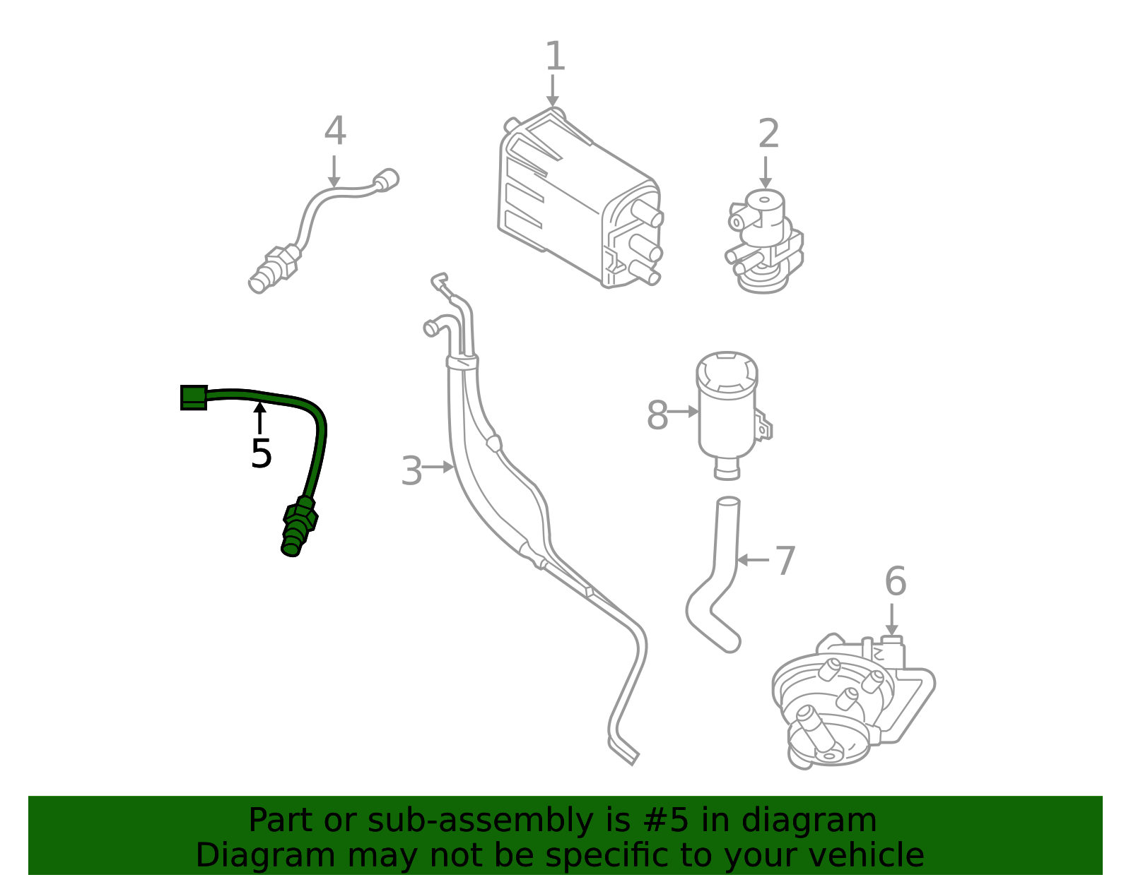 Oxygen Sensor 56028999AB | Mopar Parts Canada