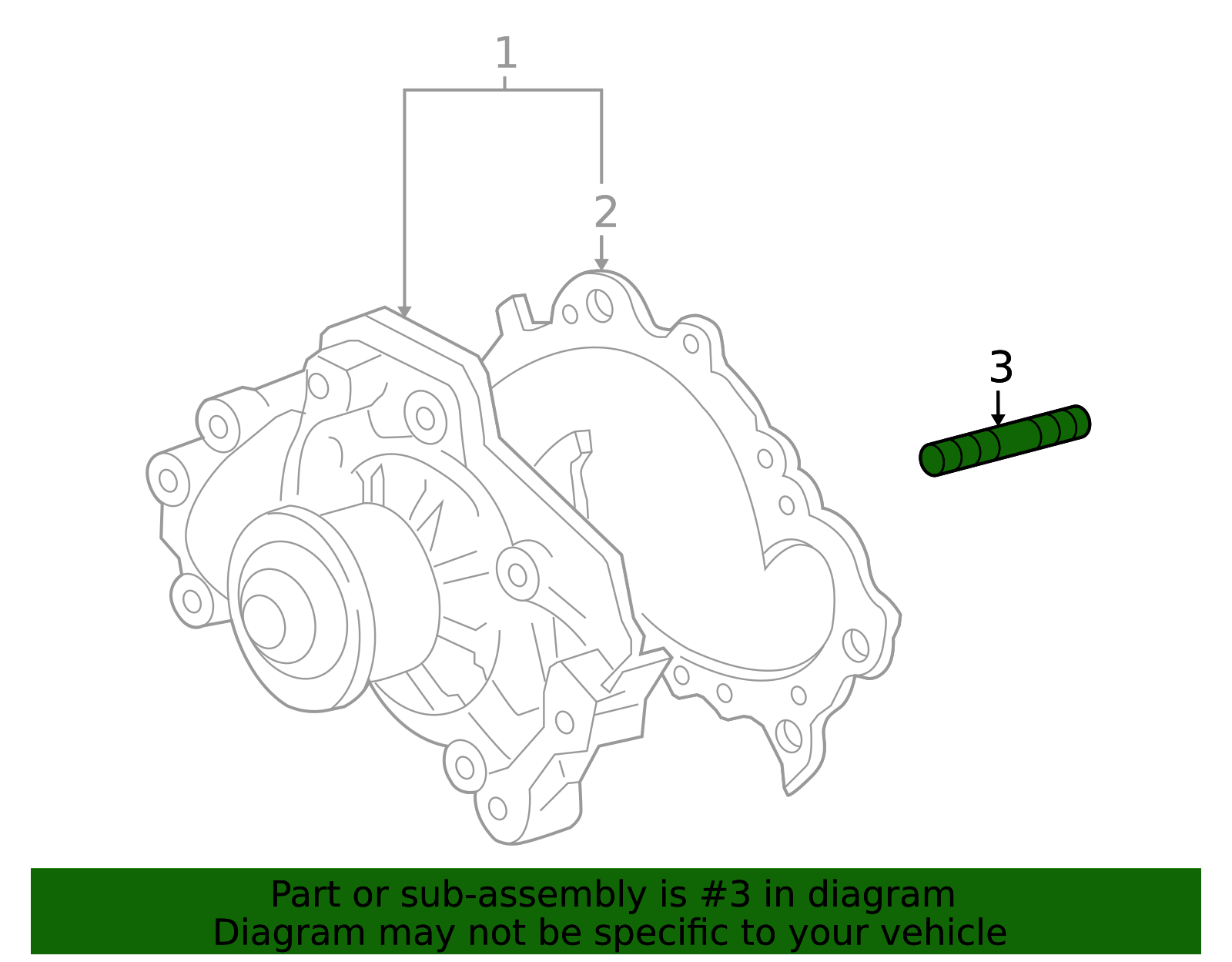 Genuine Official Toyota Water Pump Assembly Bolt part# 90080-10168 for ...