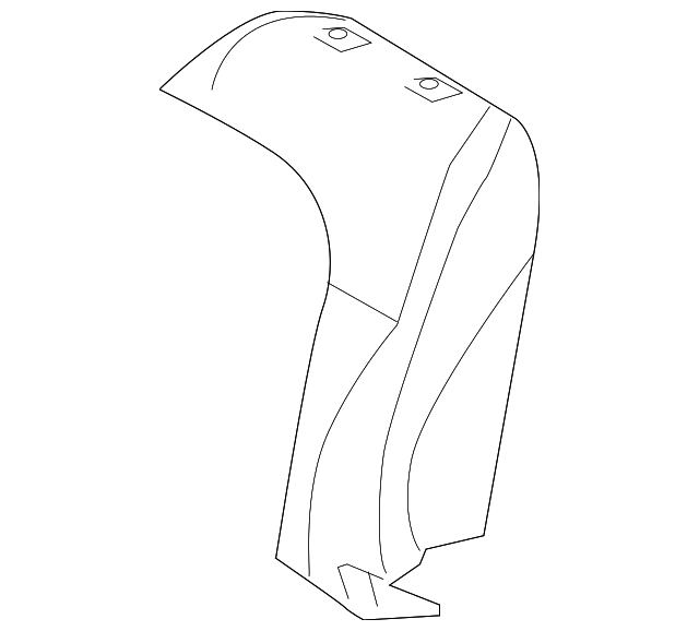 Genuine Toyota Seat Back Pad part# 71552-0E080 for 2011-2013 Toyota ...