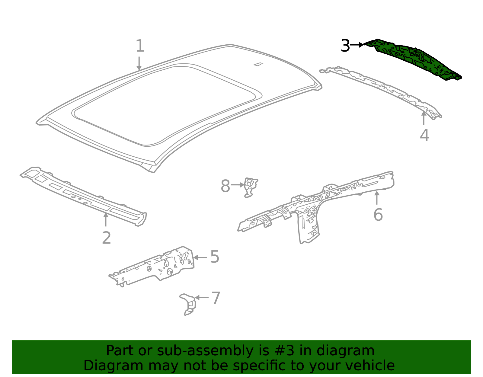 Roof Header Panel - Structural OEM Fitment | AutoNationParts.com