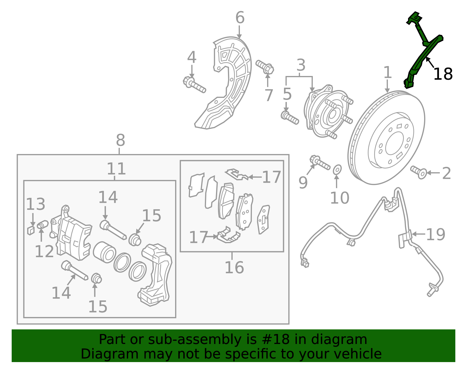 2016-2020 Kia Optima Flex Hose 58731-C1000 | QuirkParts