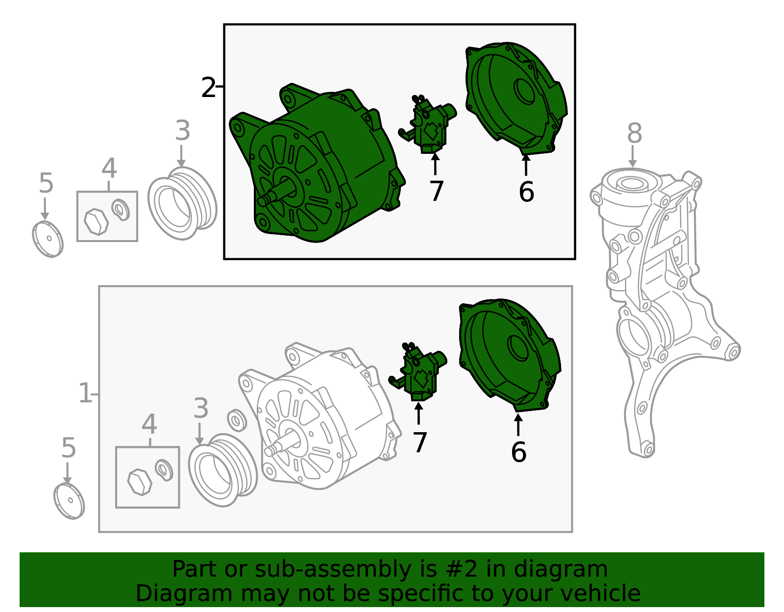 2015-2022 Volkswagen Alternator 06K-903-023-G | VW Direct Auto Parts