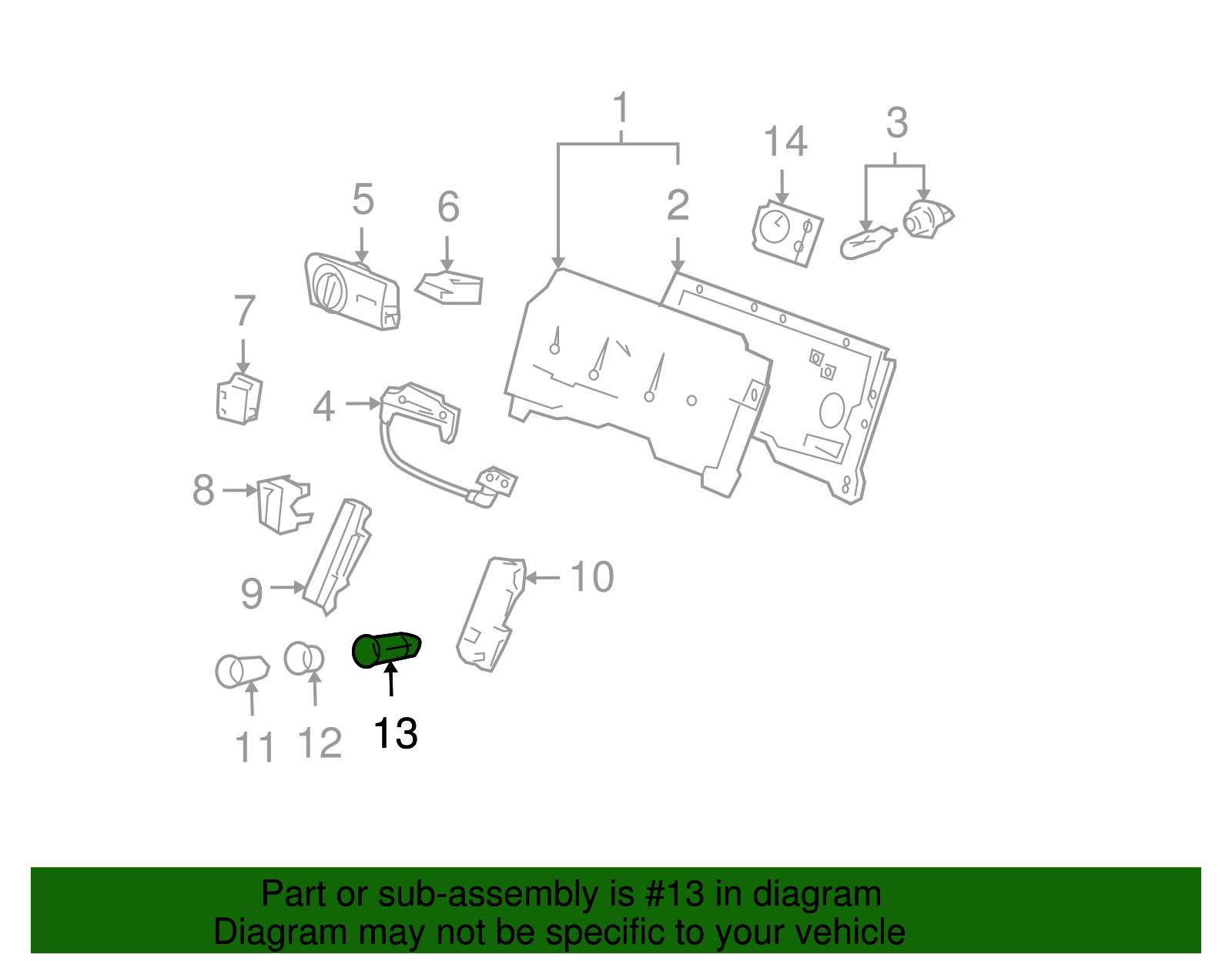 2001-2012 Ford 12 Volt Accessory Power Outlet 6W7Z-15055-A ...