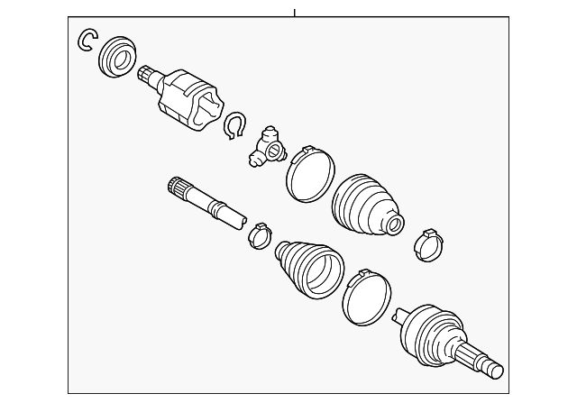 42340-0E160 - Toyota Axle Assembly 2020-2025 Toyota | Performance Auto ...