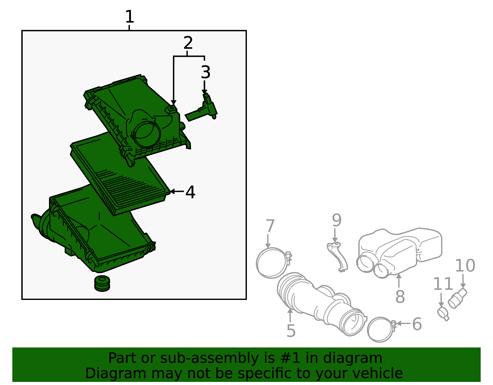 17700-31861 - Air Filter And Housing Assembly Toyota San Diego Parts