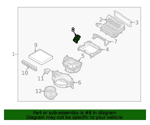 97162-1JAA0 - High-Quality HVAC Air Inlet Door Actuator for AutoNation ...