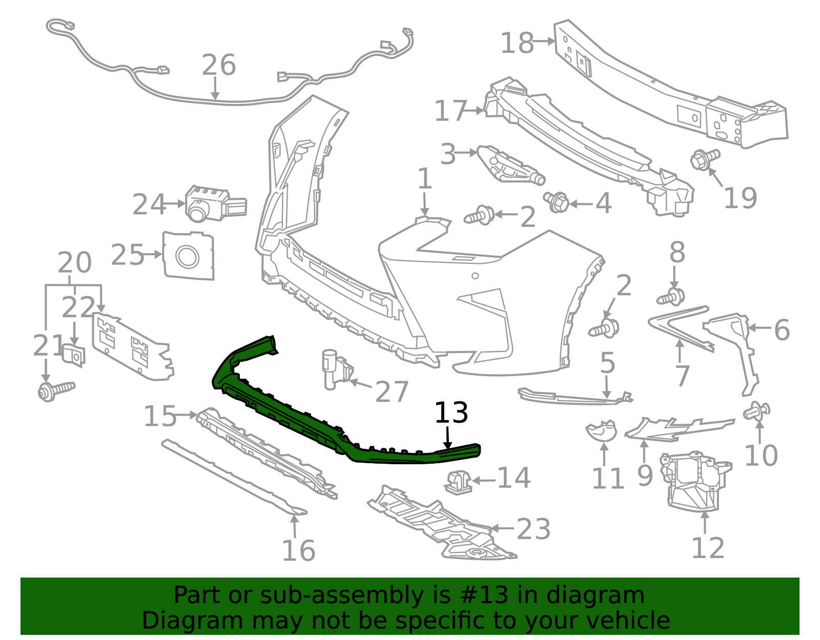 2016-2019 Lexus Spoiler 52112-0E010 | Lexus of Pembroke Pines Parts