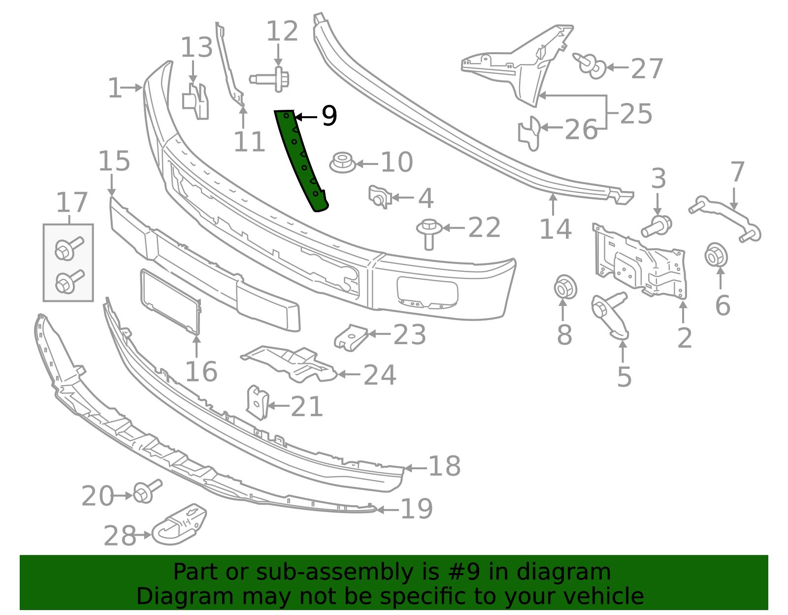 FL3Z-17754-B - Side Bracket 2015-2017 Ford F-150 | Group 1 Auto Parts