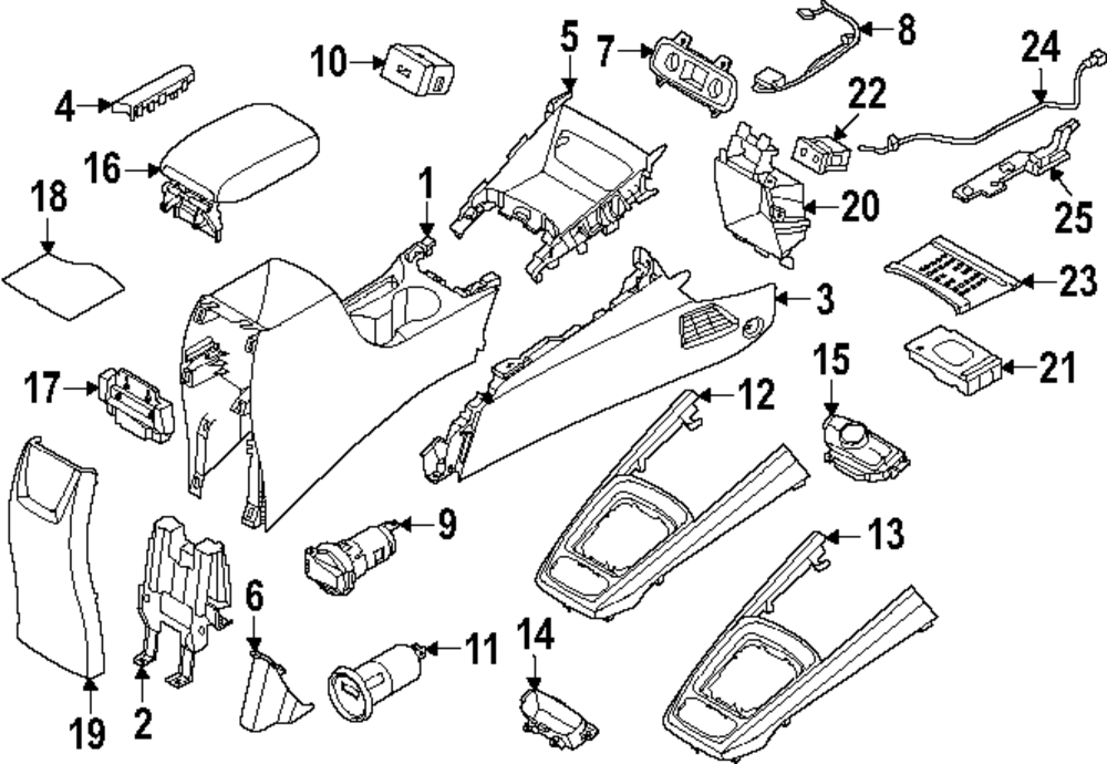2020-2025 Hyundai Venue Armrest 84660-K2000-UUG | OEM Parts Online
