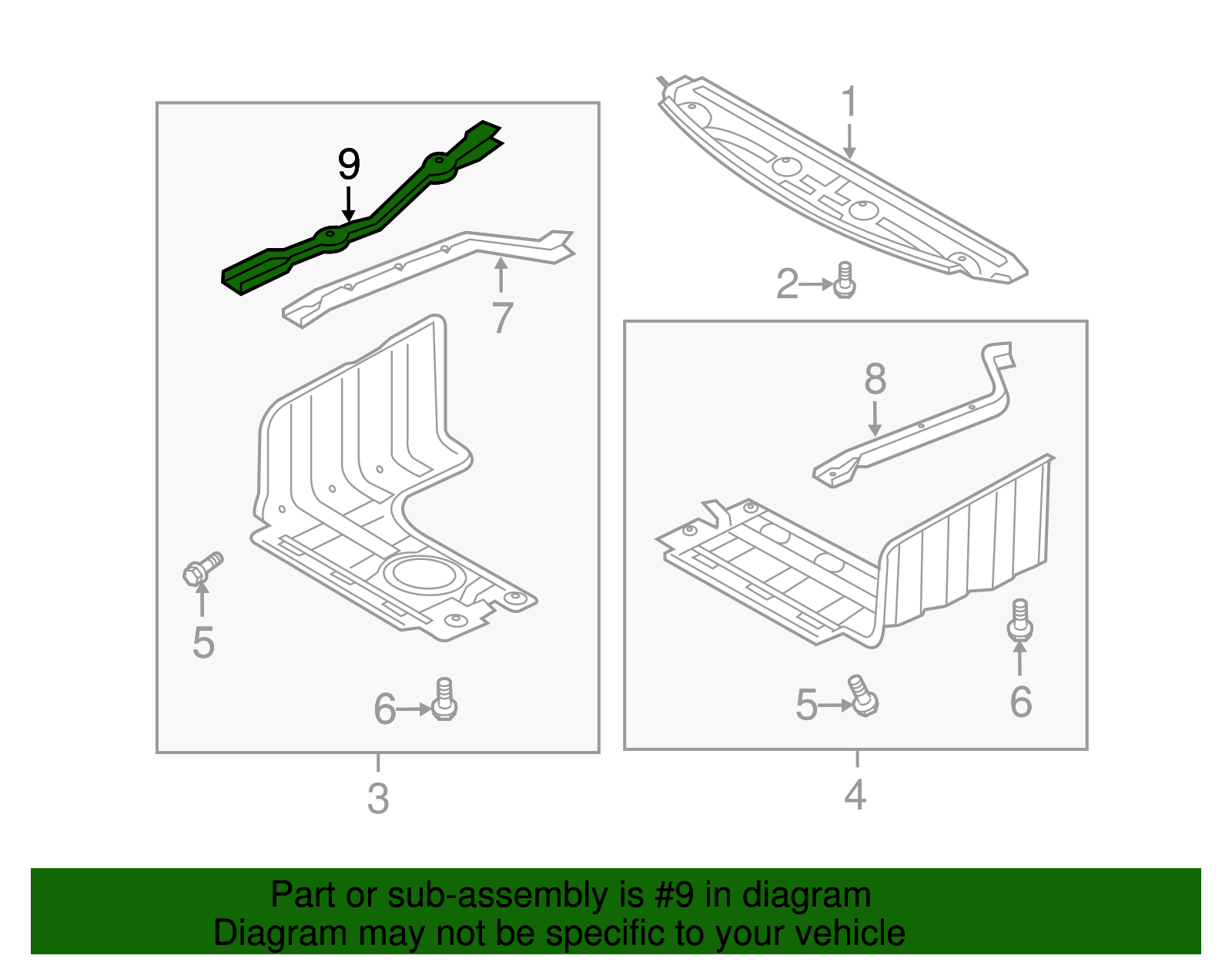 2011-2015 Hyundai Sonata Splash Shield Bracket 29122-2T000 | OEM Parts ...
