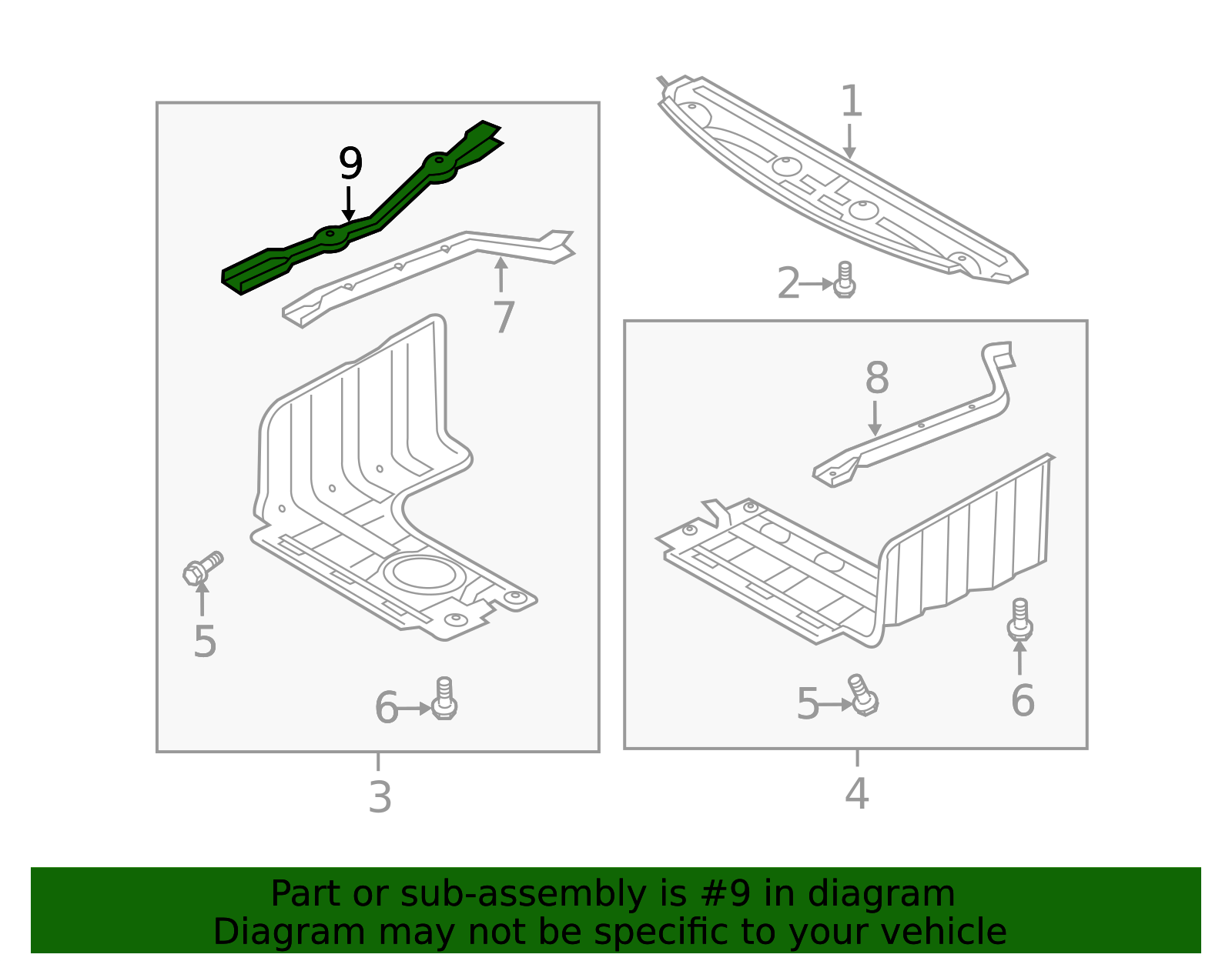 291222t000 - Hyundai Splash Shield Bracket Retail Performance Auto Parts